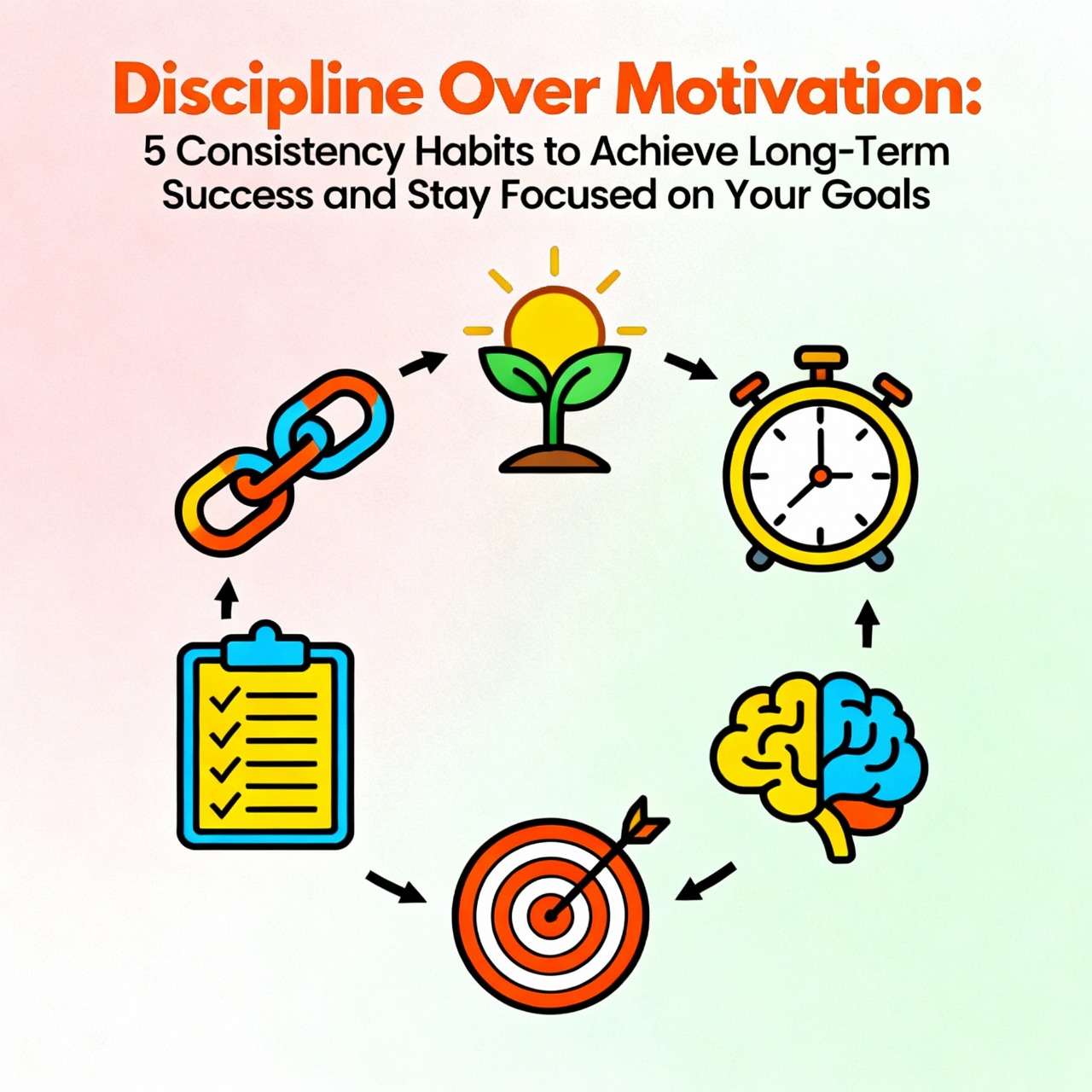 Discipline over motivation: 5 consistency habits to achieve long-term ...