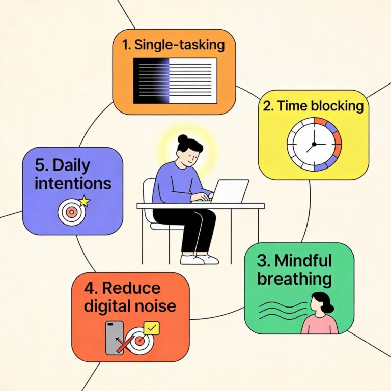 Focus improvement habits: 10 daily concentration techniques and ...
